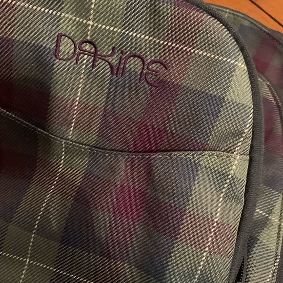 Dakine | Bags | Dakine Plaid Backpack Padded Straps Side Pockets And ...